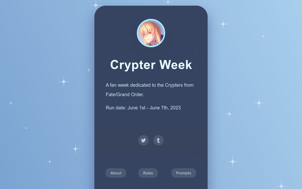 Crypter Week